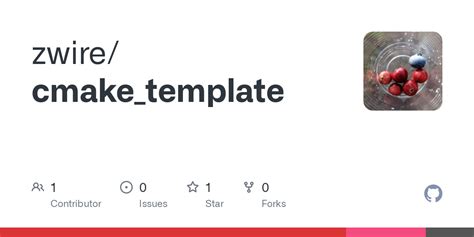 Github Zwirecmaketemplate