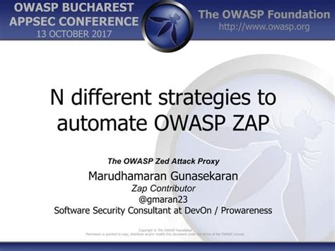 2020 Addo Spring Break Owasp Zap Automation Ppt