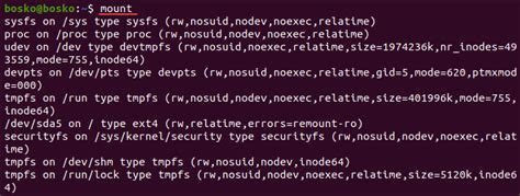 Linux Mount Command With Examples How To Unmount A File System