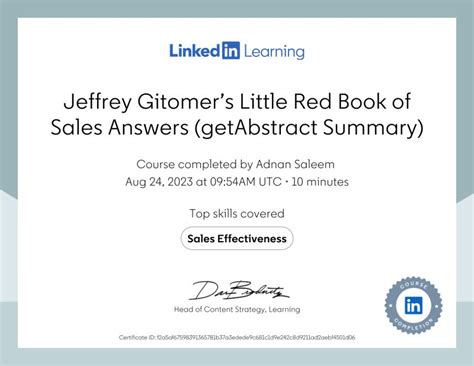 Adnan Saleem On Linkedin Certificate Of Completion