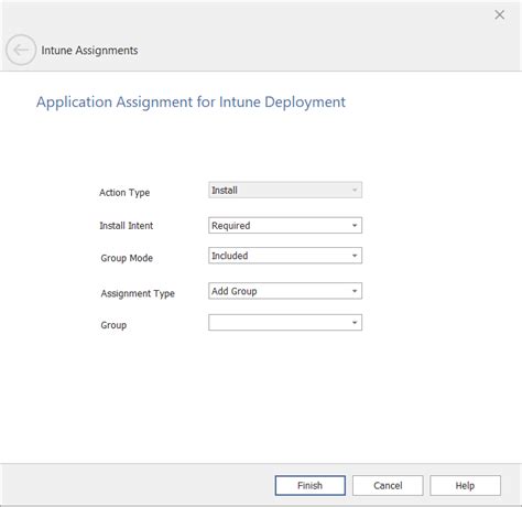 Application Assignment For Intune Deployment