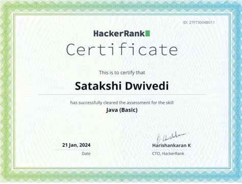 Satakshi D On Linkedin Java Certification Newskills