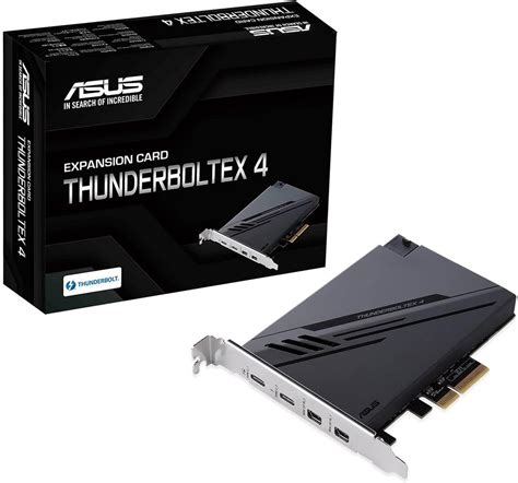 ASUSTek ThunderboltEX 4 Dual Thunderbolt 4 (USB‑C) Port DisplayPort 1.4 ...