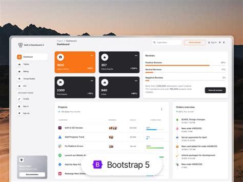 Material Dashboard 3 Open Source Bootstrap 5 Template