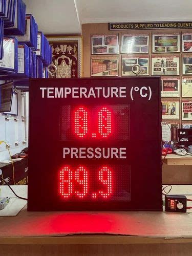 LED Temperature And Humidity Display Board Temperature Monitoring Display Manufacturer From