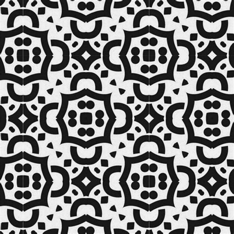 Premium Vector Vector Seamless Pattern Modern Monochrome Texture Repeating Abstract Background