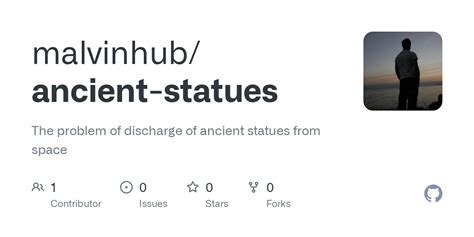 GitHub Malvinhub Ancient Statues The Problem Of Discharge Of Ancient Statues From Space