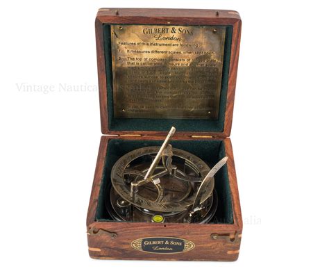 Gilbert And Sons 125mm Sundial Compass Thetrove