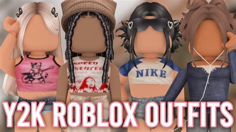 Aesthetic Y2K Roblox Outfits WITH CODES LINKS YouTube