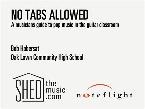 NO TABS ALLOWED The Shed