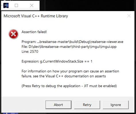 Got RealSense Viewer Tool Crashed After Adding A Button Issue IntelRealSense