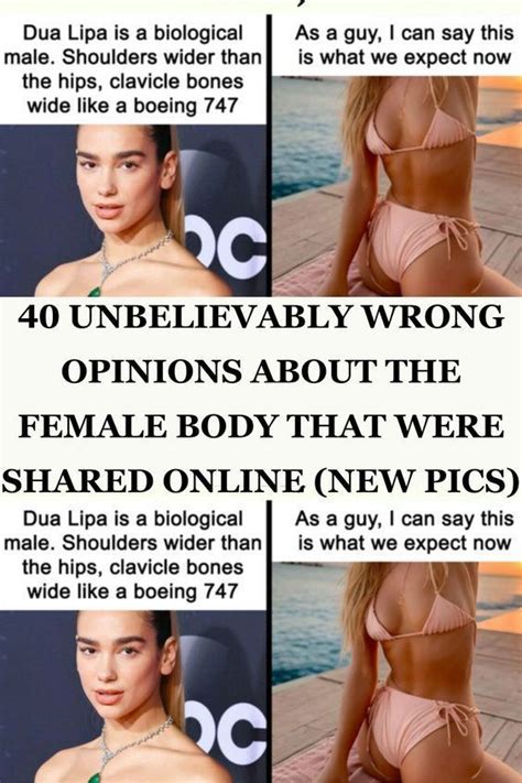 Unbelievably Wrong Opinions About The Female Body That Were Shared Online New Pics Artofit
