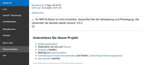 Keine Verbindung Zur Nrf24l01 · Issue 887 · Lumapuahoy · Github