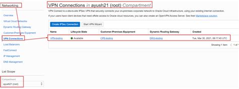 vpn connect logging now available in oracle cloud oci