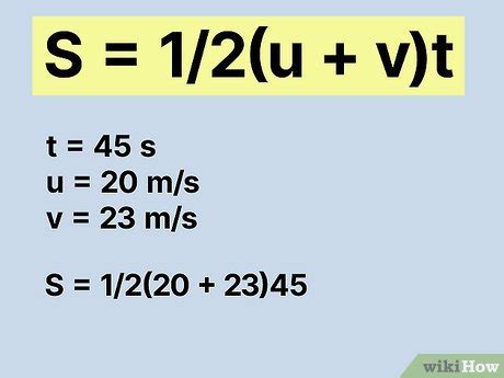 How To Calculate Displacement With Pictures WikiHow