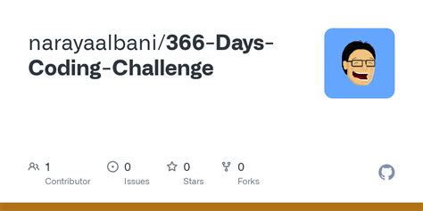 Github Narayaalbani366 Days Coding Challenge