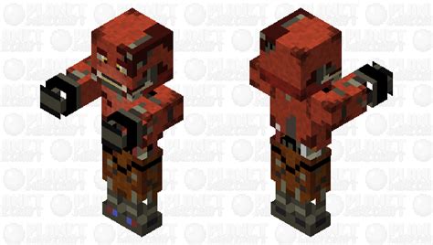 Withered Foxy Minecraft Mob Skin Withered Foxy Minecraft Mob Skin