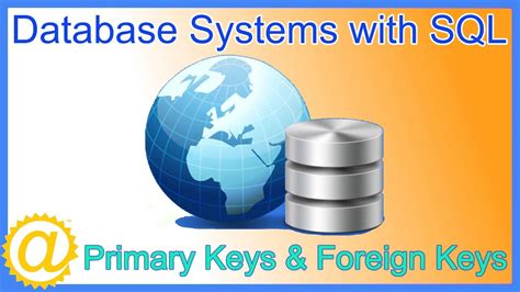 Database Systems Primary Keys And Foreign Keys Youtube