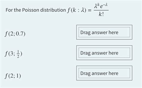 Solved For The Poisson Distribution Chegg