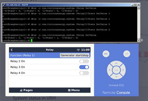 turn off shut down the raspberry pi with venus os via button
