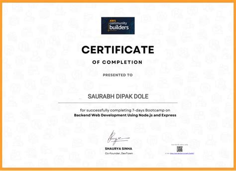 Saurabh Dole On Linkedin Awscommunitybuilders Backenddevelopment