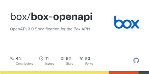 GitHub Box Box Openapi OpenAPI Specification For The Box APIs