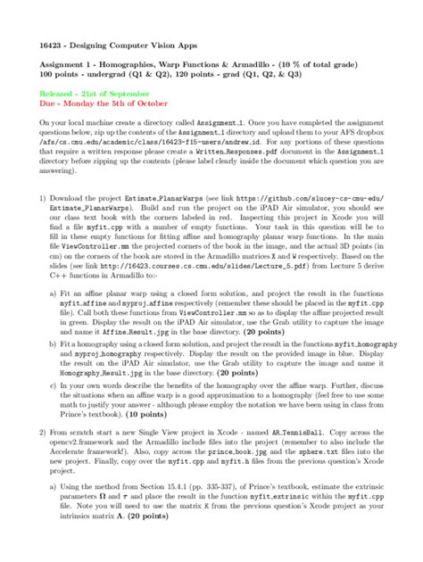 Fillable Online Basic Concepts Of The Homography Explained With Code Fax Email Print Pdffiller