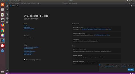 Vscode Ubuntu Red Code