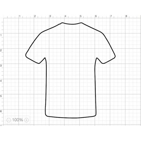 Tshirt Outline Cut File Svg Dxf Png Eps Pdf Clipart Tshirt Inspire Uplift