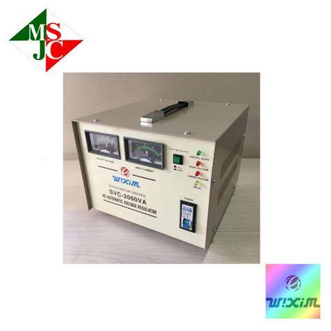 Automatic Voltage Regulator Avr Svc 2000va Single Phase Servo Motor