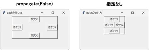 【pythontkinter】widgetの配置（pack）