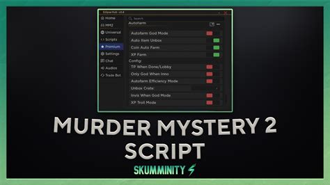 Script Murder Mystery 2 Eclipse Hub The 1 Free Gui Youtube