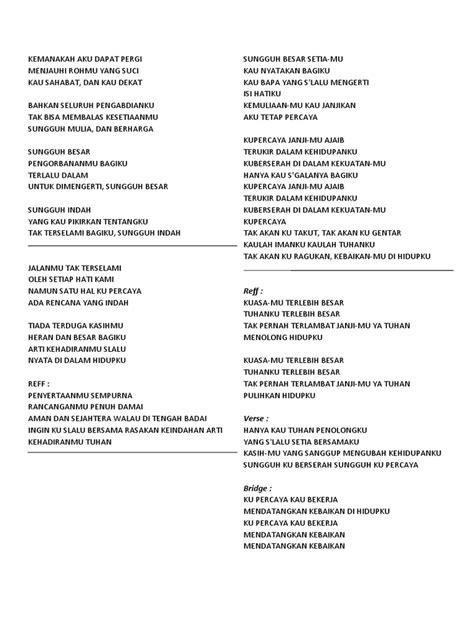 Lirik Lagu Rohani 2 Pdf