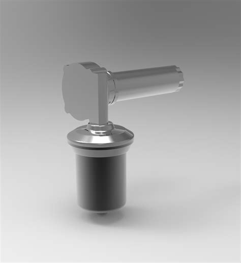 Solid Works 3d Cad Model Of Actuator With Max Lifting Force 5000 N