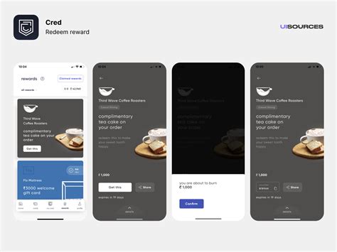 Cred Microinteractions Screenshots UI Sources