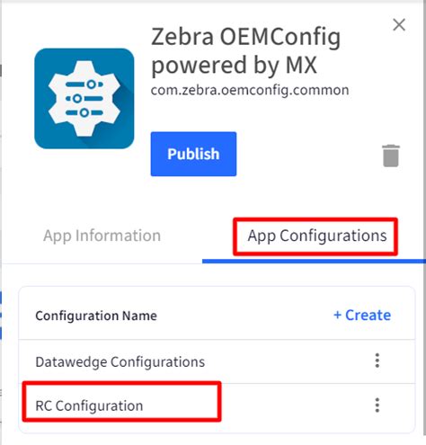 remote control on zebra devices via oem configurations
