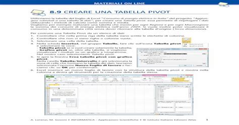 Pdf 89 Creare Una Tabella Pivot Dokumentips