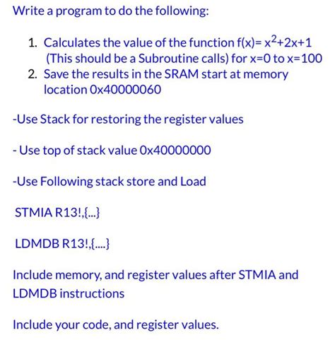 Solved Write A Program To Do The Following 1 Calculates