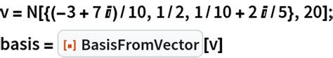 Basisfromvector Wolfram Function Repository