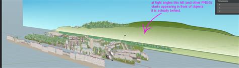 Add On Pngs In Distance Appear To Overlap Foreground Pngs When Viewed