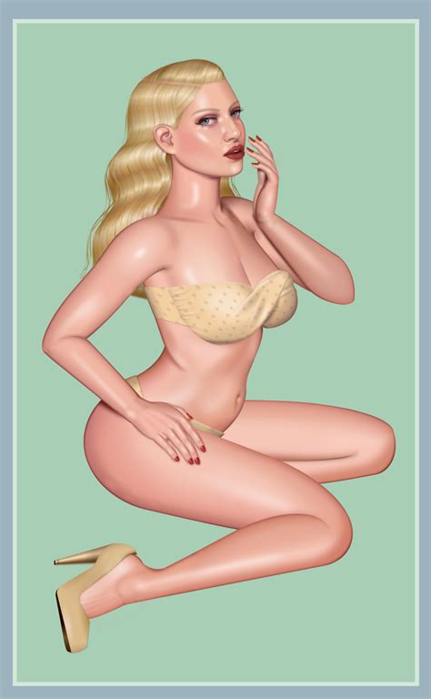 Github Cyanharlow Purecss Pinup Html Css Drawing In The Style Of A Vintage Pinup Illustration