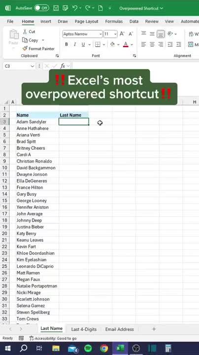 Sanjali Kumari On Linkedin Excel Exceltips Exceltricks