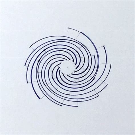 How To Draw A 13 Armed Fibonacci Spiral Julie Jao