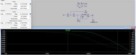 Ltspice Creating Third Order Butterworth Filter With Sallenkey