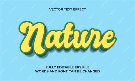 Premium Vector Editable 3d Text Effect Style Vector