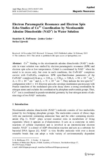 pdf electron paramagnetic resonance and electron nuclear double