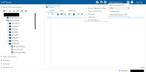 Solved Sas Studio Files And Folders Sas Support Communities