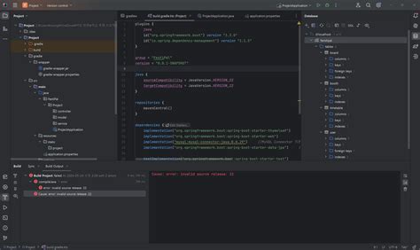 cause error invalid source release 22