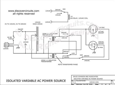 Variable Ac Power Supply Circuit Diagram