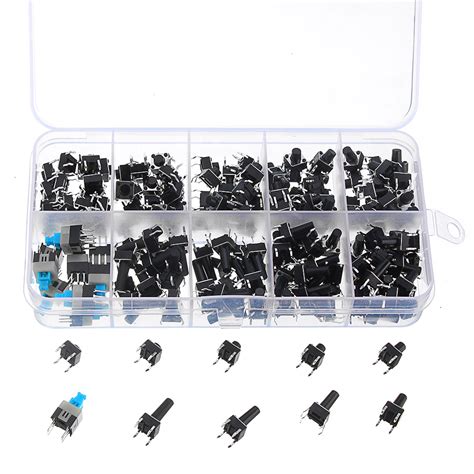 180pcs Micro Momentary Tactile Push Button Switch Tactile Push Button Switch Micro Momentary